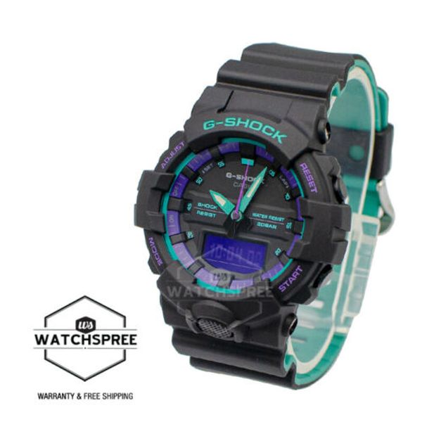 Casio G-Shock 90's Retro Sports Themed Series Watch GA800BL-1A ...