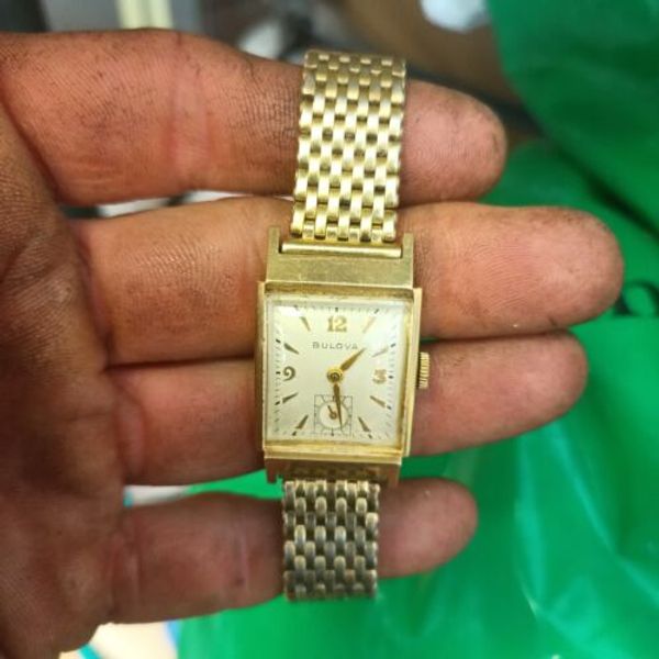Vintage Bulova Mens Watch Works . | WatchCharts Marketplace