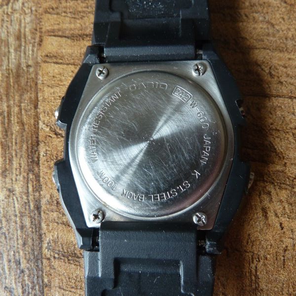 Casio Vintage Digital Quartz Watch W-600 Module 242 Multi Alarm Not ...