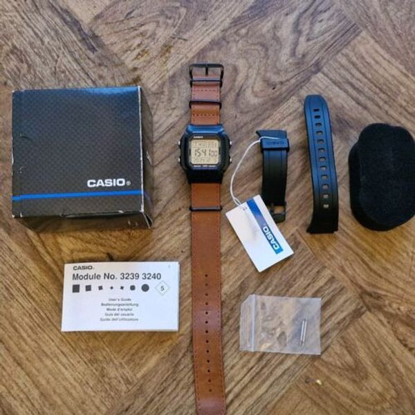 Casio Sports Gear Grey Men's Watch - W-800H Upgraded One Off ...