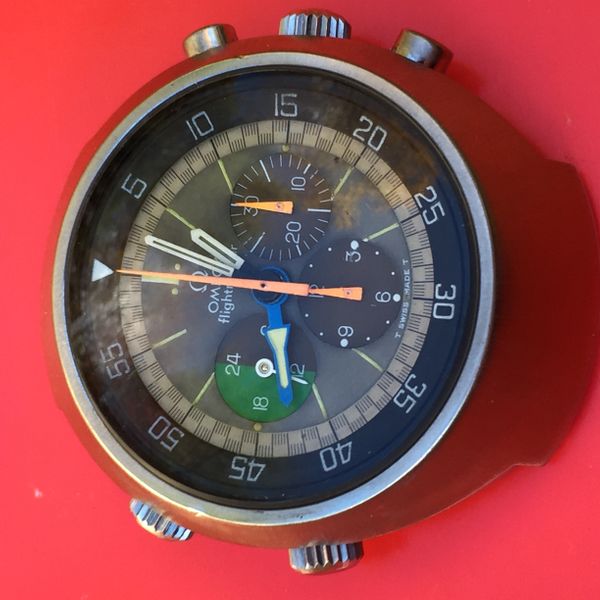 FS 1969 Omega Flightmaster 910 Tropical Dial- Chunky Funky Fun-$2299 ...