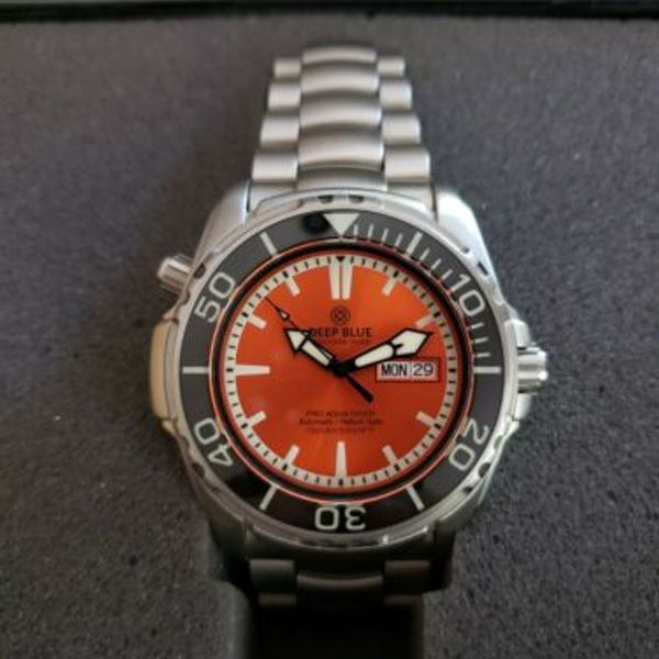 Deep Blue Pro Aqua Diver Mens Automatic Watch | WatchCharts