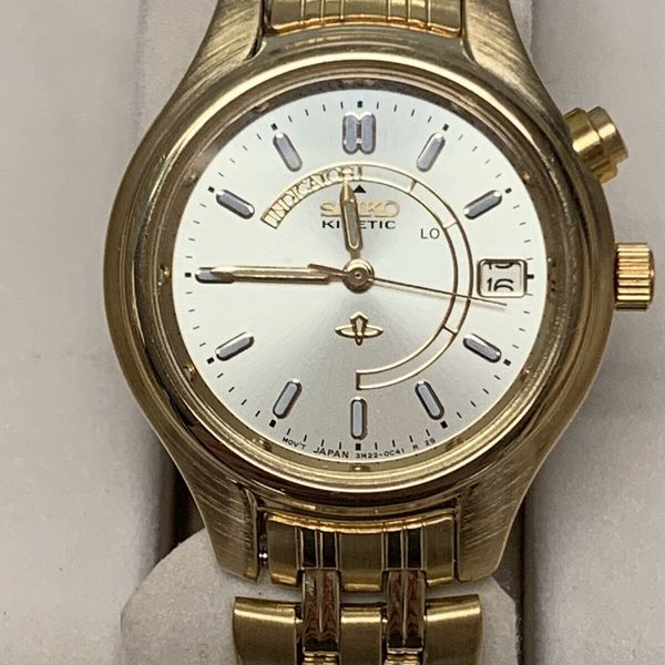 Seiko Kinetic Indicator Ladies Watch 3M22-OB29 | WatchCharts Marketplace