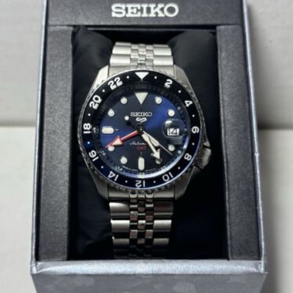 Seiko GMT - SSK003 GMT Blue Dial . Used See Photos | WatchCharts ...