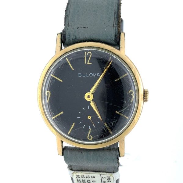 Vintage 1960â s Bulova Manual-Wind M6 Watch 10K Gold RGP Bezel Menâ s ...