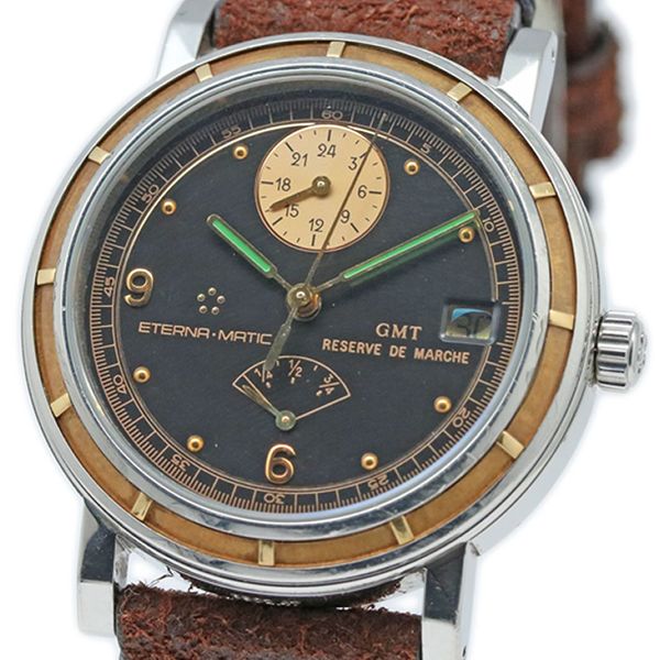 ETERNA ETERNA-MATIC GMT Power Reserve Automatic Eterna K18YGxSS made ...
