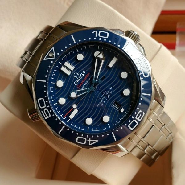 FSOT: Omega Seamaster 2019 Blue on bracelet Complete Set | WatchCharts ...