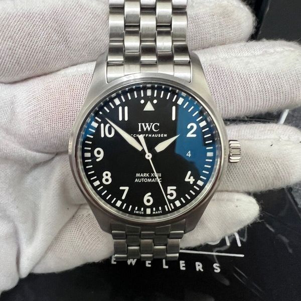 IWC Pilotâ s Watch Mark XVIII Full Kit 2021 IW327015 w/Original Receipt ...