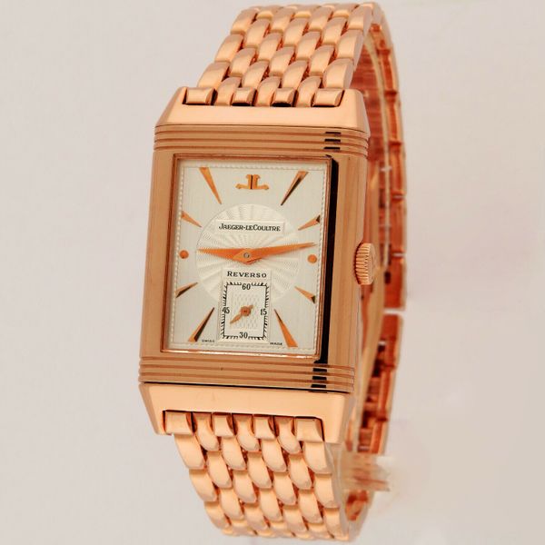 Jaeger LeCoultre 18K Rose Gold Reverso Art Deco Skeleton Ltd Ed. 270.2. ...