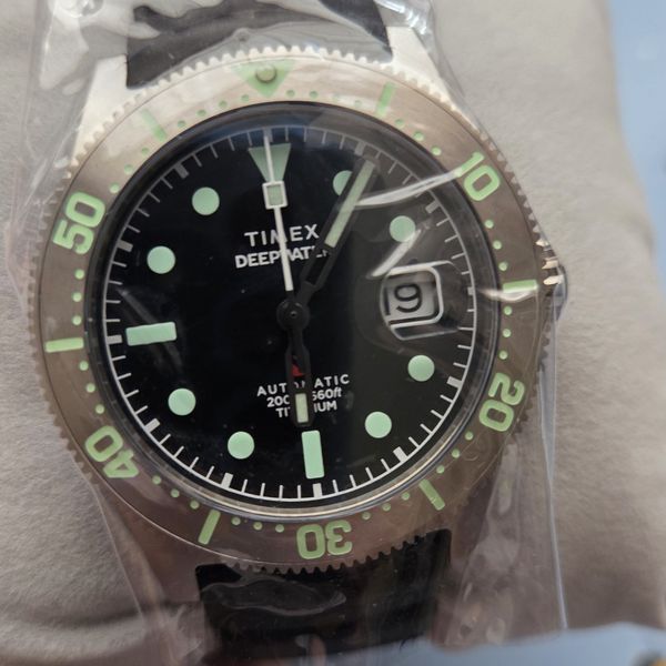 Timex Deepwater Reef 200 Titanium Automatic 41mm Rubber Strap WATCH ...