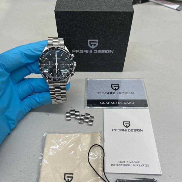 Pagani Design PD-1701 Moon Watch Sapphire Crystal Japan Movement ...