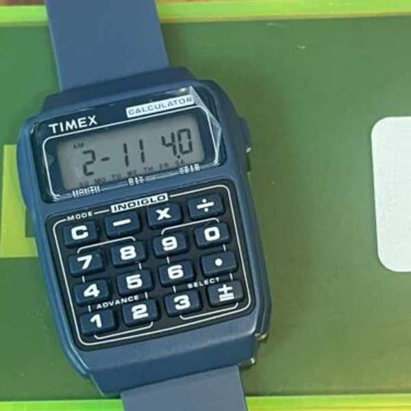 Timex Calculator Watch | WatchCharts Marketplace