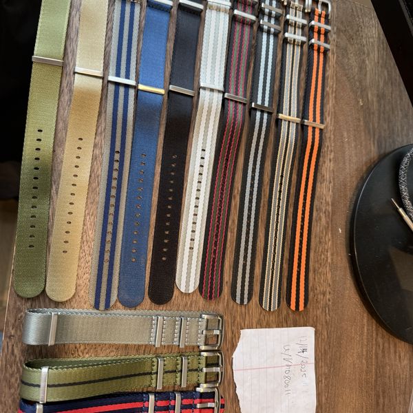 [WTS] NATO Style 20mm Straps | WatchCharts Marketplace