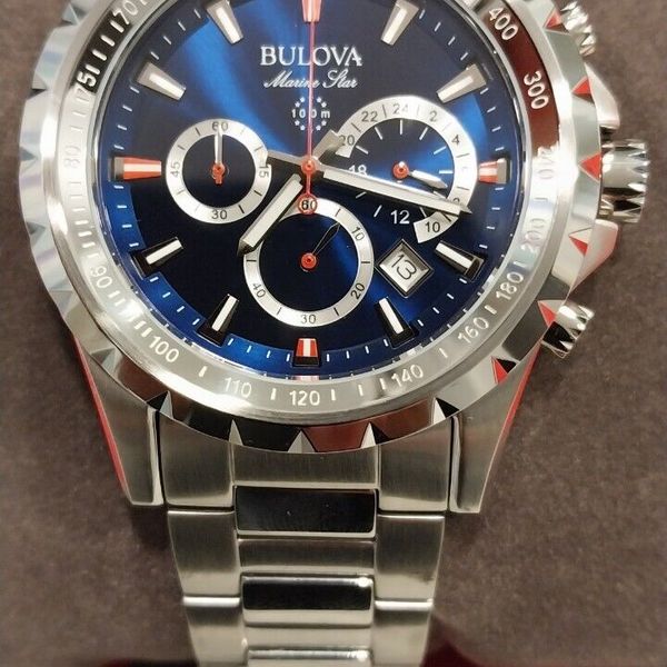 Bulova 96B174 Marine Star quartz 42mm watch | WatchCharts Marketplace