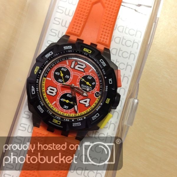 FS Swatch Diver Chrono - ORANGE | WatchCharts