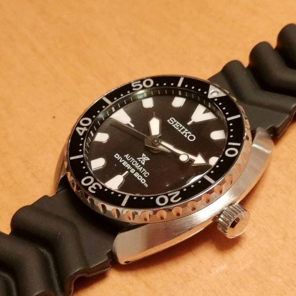 SOLD Seiko mini turtle SRPC35 with sapphire crystal | WatchCharts ...