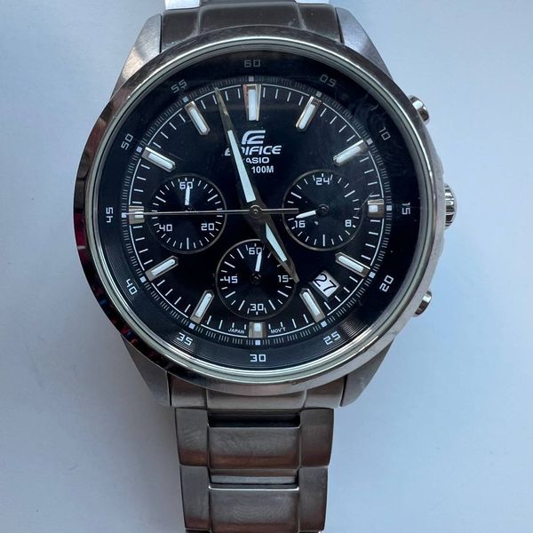 Analogue sport watch Casio Edifice EFR-525 DY / 5344 Black Steel new ...