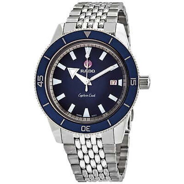 Rado Captain Cook Automatic Blue Dial Men's Watch R32505203 Blue ...