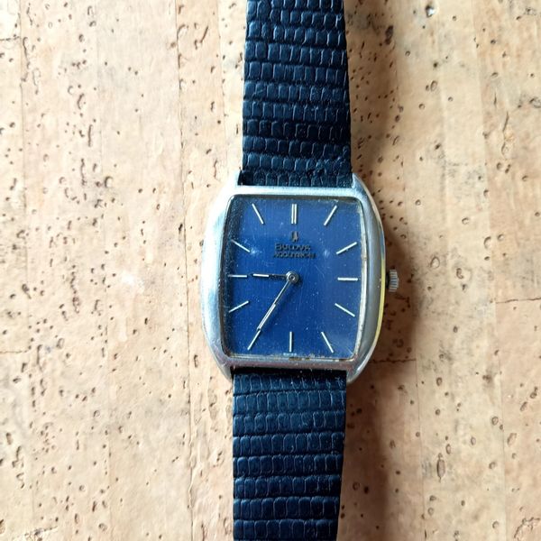 Bulova Accutron 2183 Blue Dial Watch 1970s - Bulova Accutron 2183 Watch ...