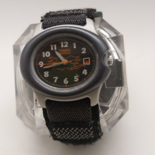 KIDS/LADIES HARLEY DAVIDSON FLAMES TIMEX INDIGLO DATE WATCH ...