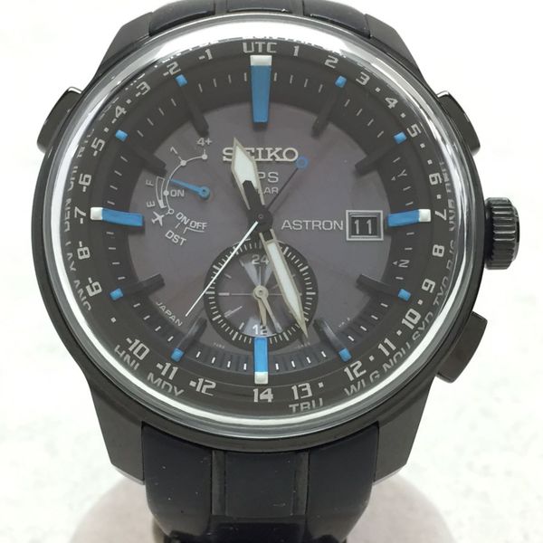 [Used] SEIKO Astron / GPS Solar Watch / Analog / Rubber / Black / 7X52 ...