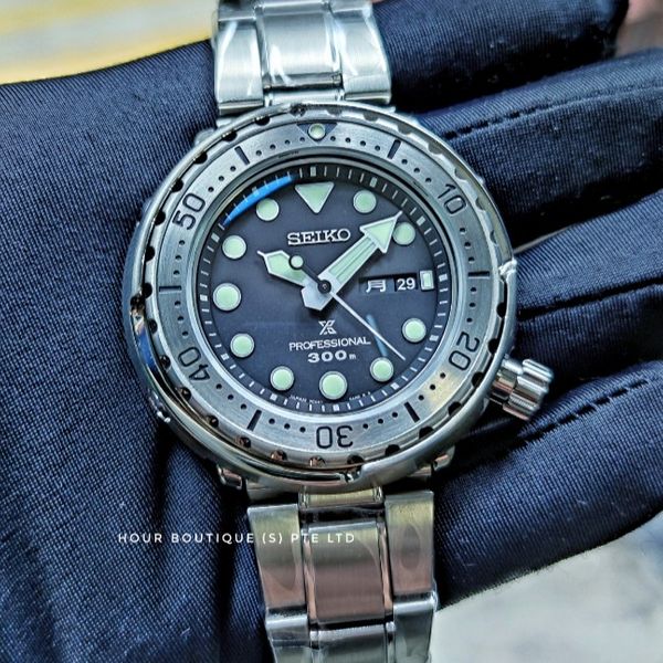 Seiko Prospex Marine Master Quartz Tuna Professional Divers Watch ...