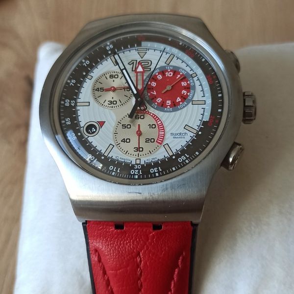 swatch irony chrono RED STORMING. Diametro senza corona 4,8 cm ...