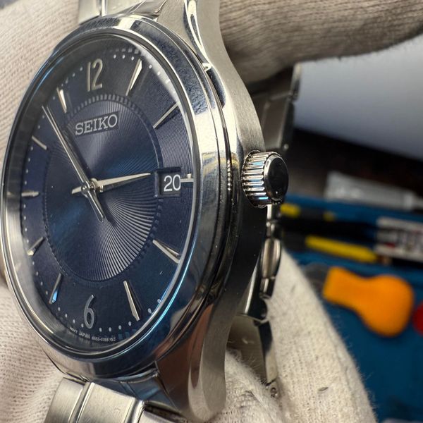 [WTS] New/Unworn Seiko Essentials Quartz Blue Dial SUR419 (Sapphire ...