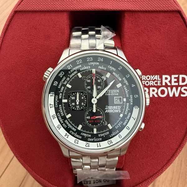 Citizen Men's Royal Air Force Red Arrows Steel Watch | WatchCharts ...