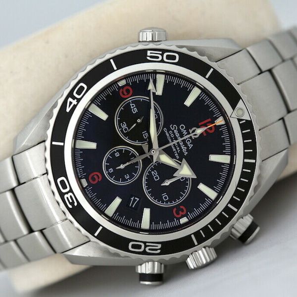 Omega Seamaster Planet Ocean 46mm Chronograph Co-Axial Watch (2008 ...