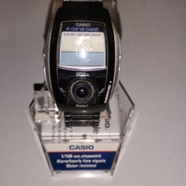 Casio e-Data Bank EDB -201 Watch - Original Display Case & Instructions -Receipt | WatchCharts ...