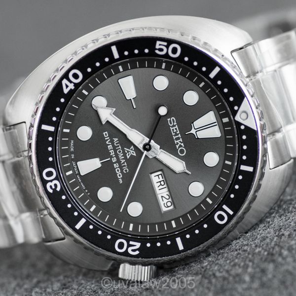 FS: Seiko SRPC23 Gray Sunburst Turtle Prospex Diver, Made in Japan ...