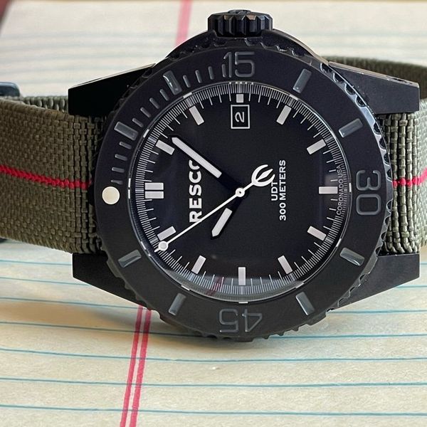 RESCO UDT Black / Swiss Automatic / Bracelet | WatchCharts Marketplace