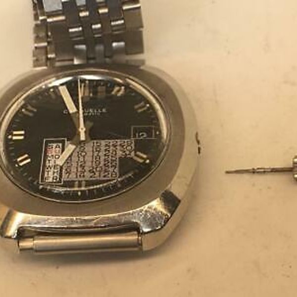 Vintage Rare 1973 Mens Caravelle Perpetual Calendar Automatic watch FOR ...