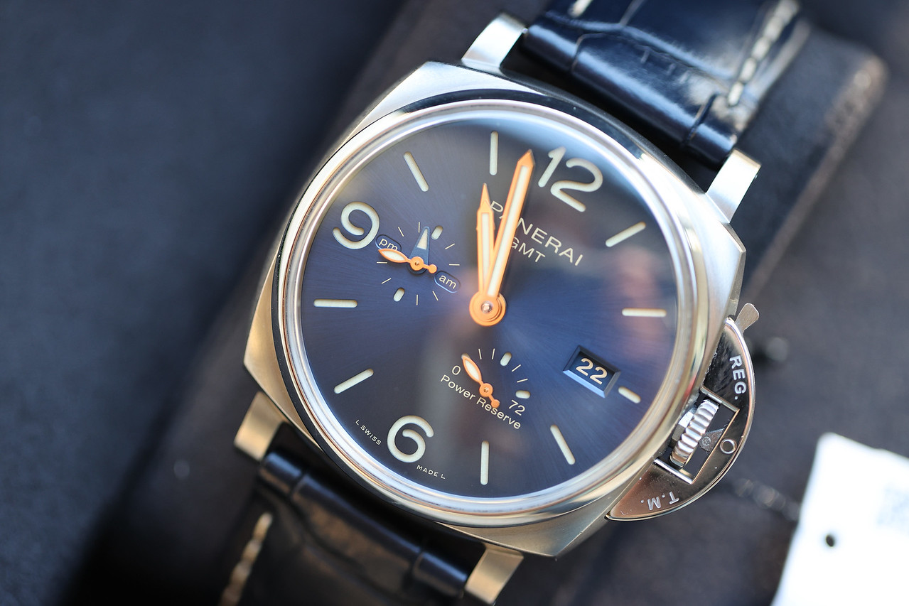 FS:Panerai Luminor Due GMT 45mm Blue Dial PAM00964 | WatchCharts