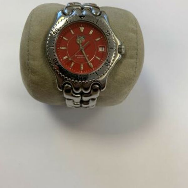 Tag heuer SEL (S/el) Rare Red Dial WG111C Full Set | WatchCharts