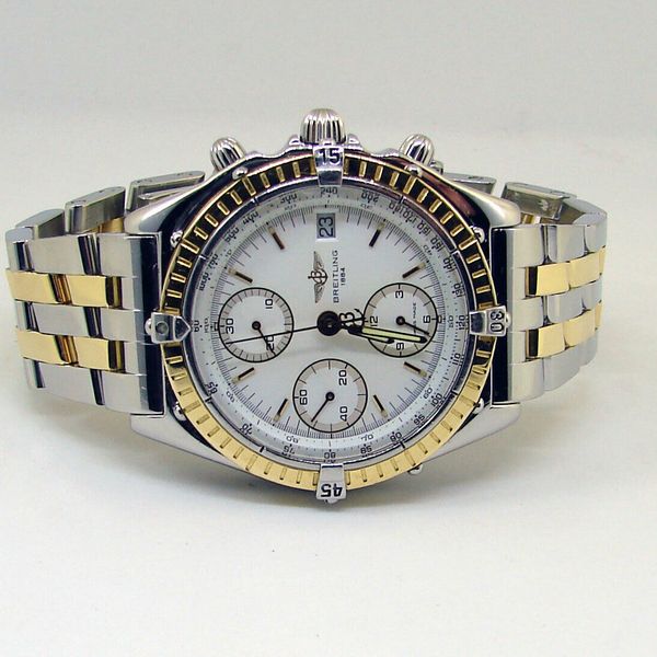 Breitling Chronomat Two-Tone D13047 Men's Watch | WatchCharts