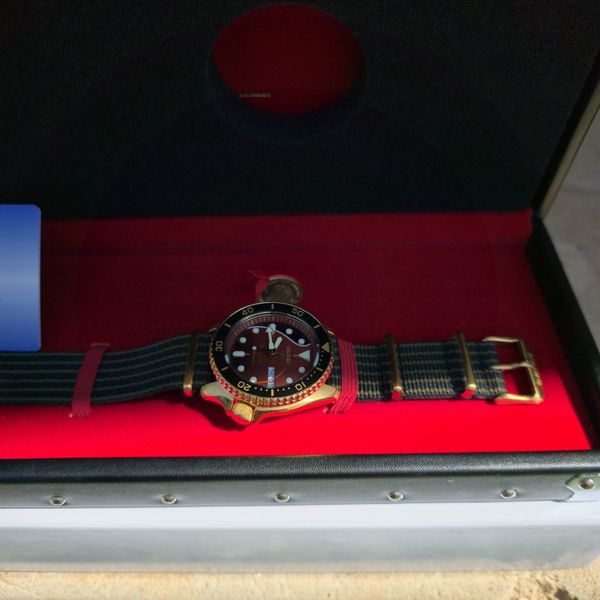 SEIKO 5 Sports SRPH80 Brian May Automatic Limited Watch 4R36 Queen Red ...