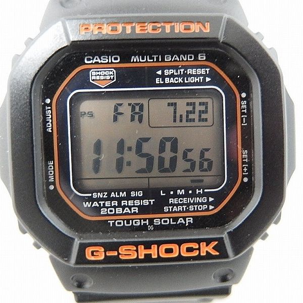Casio CASIO G-SHOCK / radio solar clock black black GW-M5610R [used ...