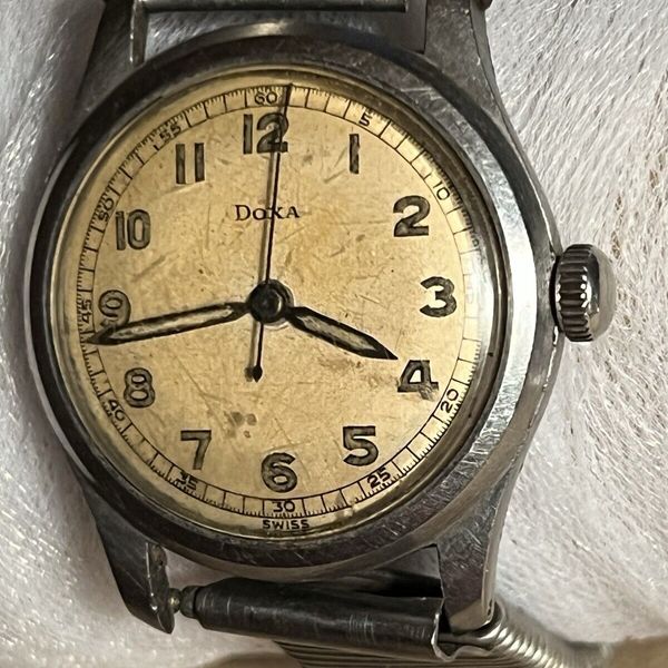 Vintage Doxa Military Watch 1940's | WatchCharts Marketplace