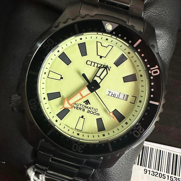 Citizen Promaster Automatic Sapphire Crystal Yellow Diver's Watch ...