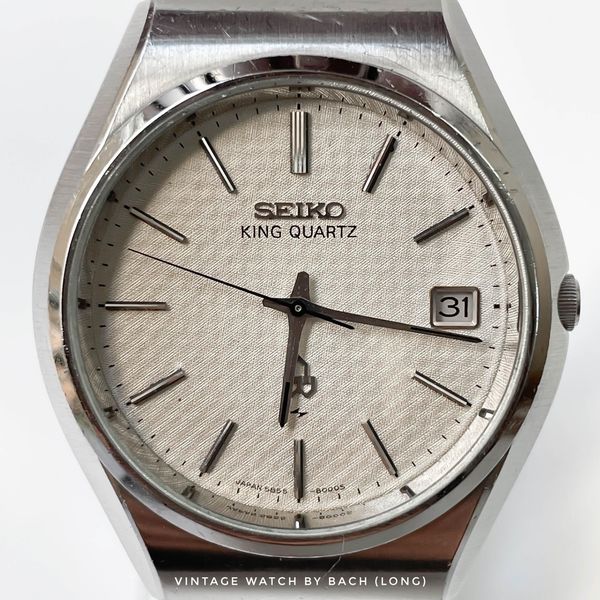 [WTS] Seiko King Quartz 5855-8001 Rare Linen Dial | WatchCharts Marketplace