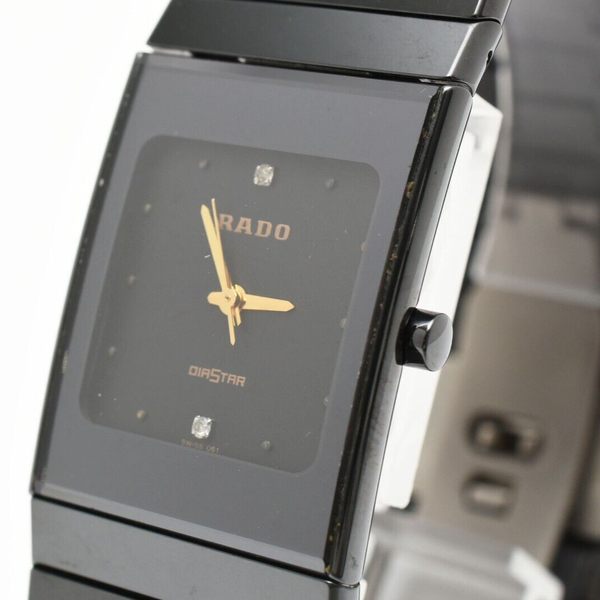 [Near Mint] Rado DiaStar 205.0295.3 Ceramics Black Qz Unisex Watch From JAPAN | WatchCharts ...