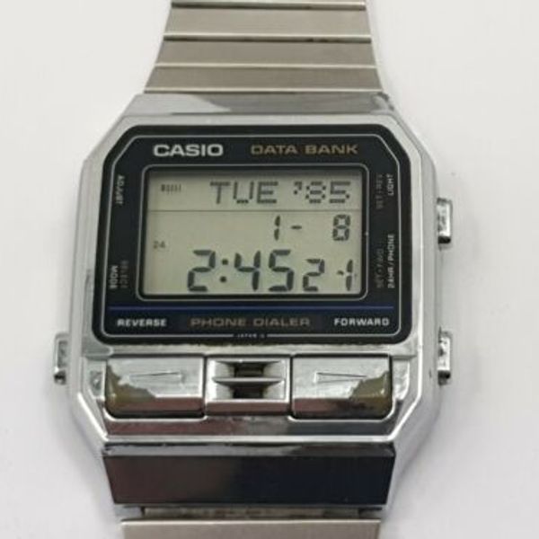 Casio DBA-800 Data Bank, Vintage Phone Dialer Wrist Watch, Working ...
