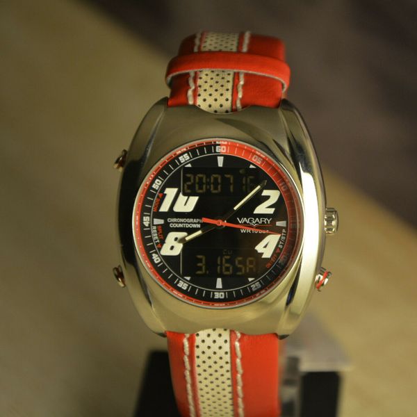 Vintage Vagary by Citizen Chronograph Countdown ana/digi watch W.R.100m ...