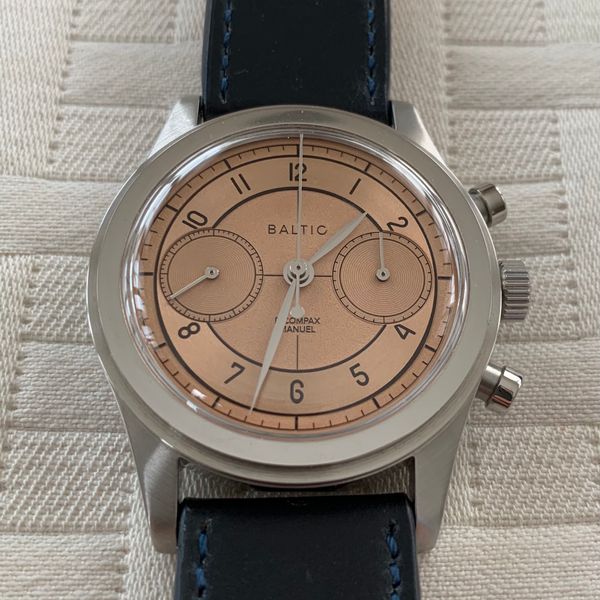 FS: Baltic Worn & Wound BiCompax Chronograph - Salmon | WatchCharts