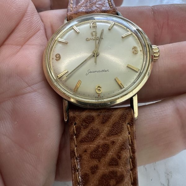 1 omega seamaster With Original Box, 14k gold filled, Working And Keep ...
