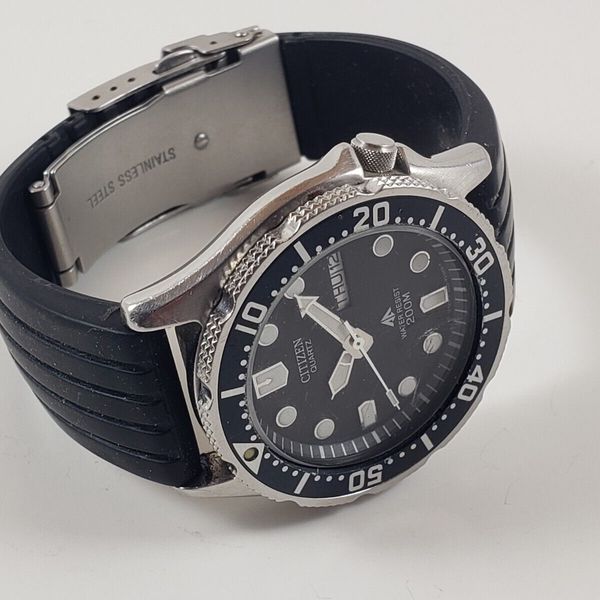 Citizen Promaster Diver Diving Watch Quartz 5502 F50352 Wtr Res 200M ...