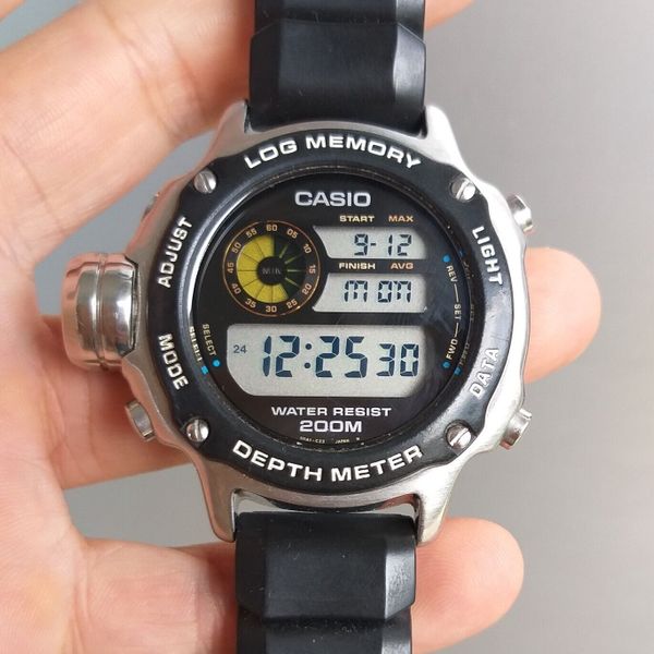 Vintage Casio DEP-510 Depth Meter Air Diver Module 982 / 1994 Japan ...
