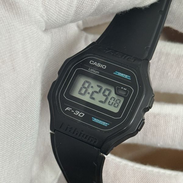 Rare Vintage Casio F-30 Menâ s Digital Watch Module 1007 JDM 1980s ...